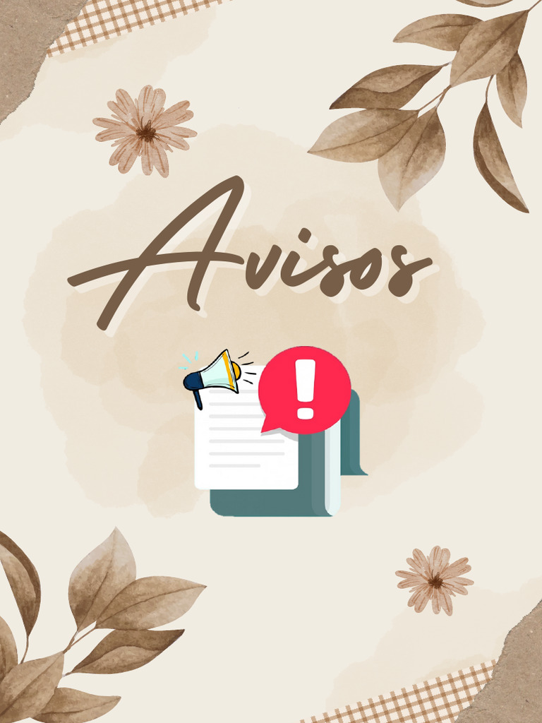 avisos | PDF