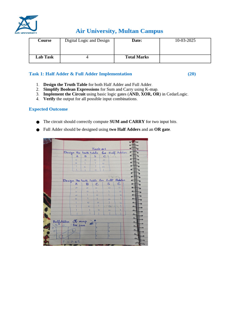 M Hassaan Lab Task 4 DLD | PDF