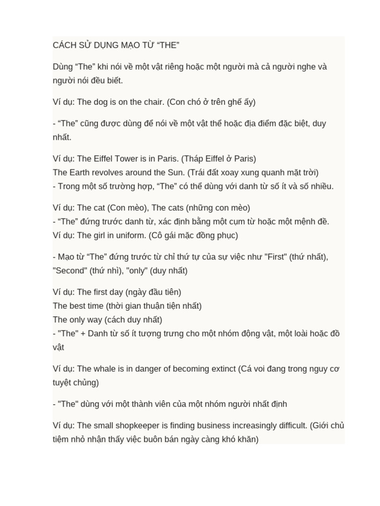 Cách S D NG M o T | PDF