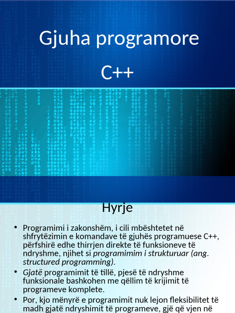 Gjuha Programore C++ | PDF