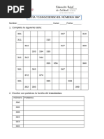 Números del 300 al 399 en letras | PDF