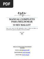 Manual Completo para Melhorar Seu Ballet | PDF | Balé | Pé (unidade de ...