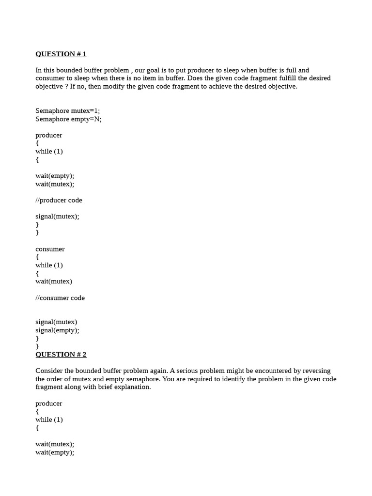 Practise Problems | PDF