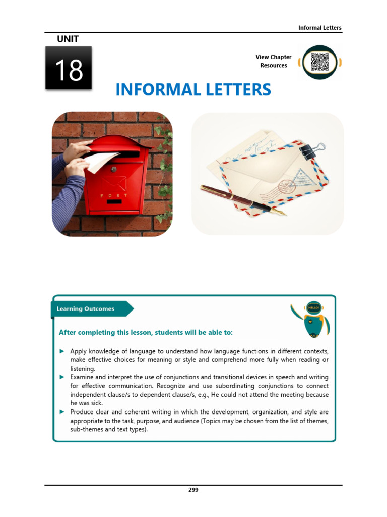 Guide to Writing Informal Letters | PDF | Clause