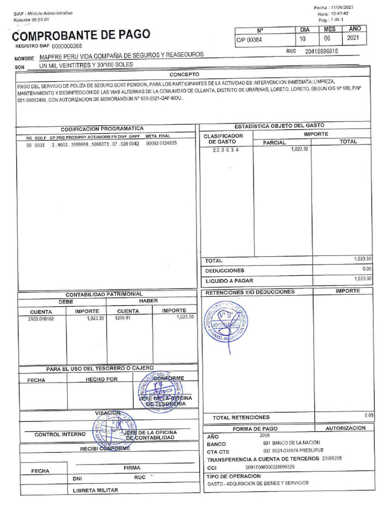 Seguro de Pension Ultimo | PDF