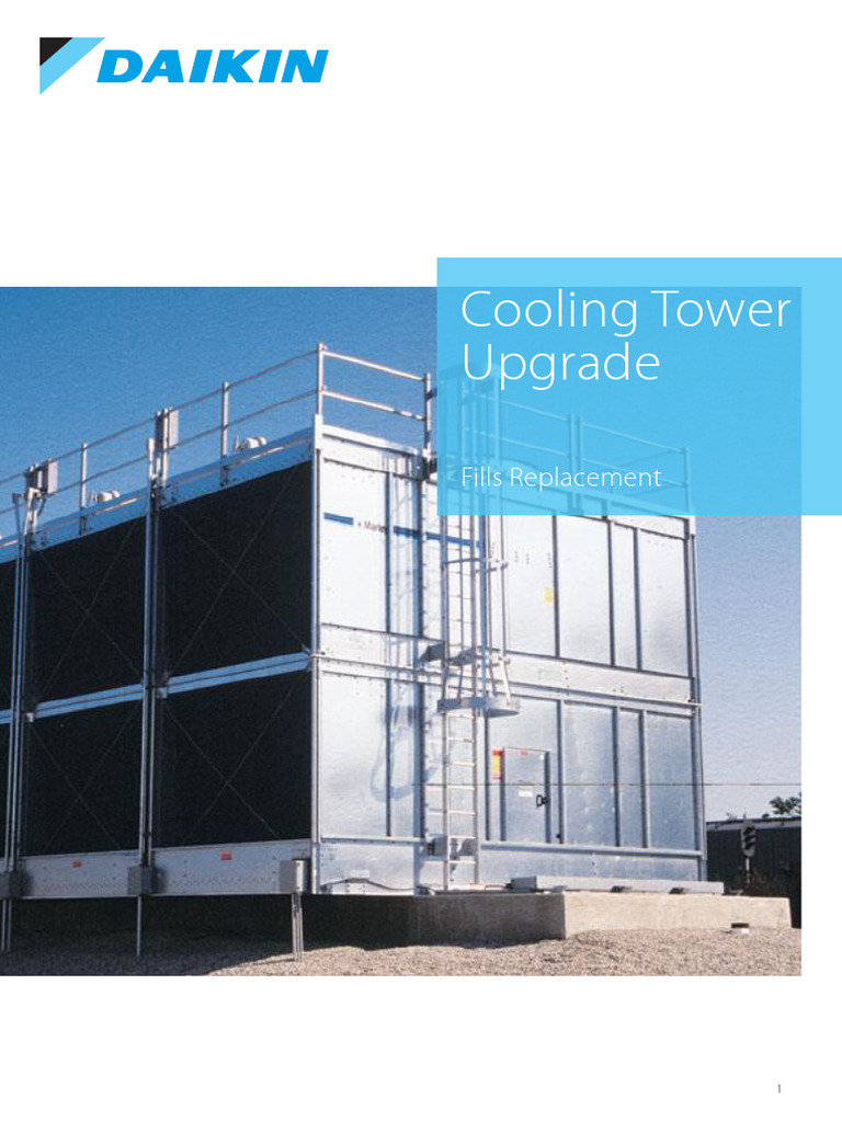Cooling Tower Fills Replacement Guide | PDF | Water | Building Automation