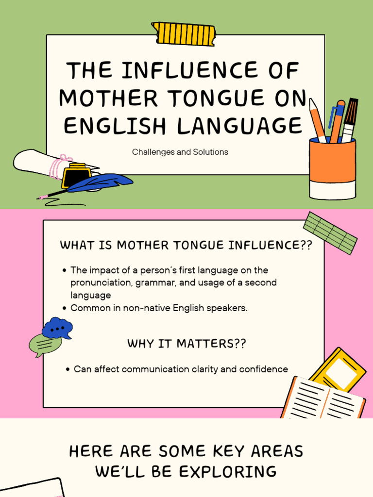 The Influence of Mother Tongue On English - 20250922 - 220925 - 0000 ...
