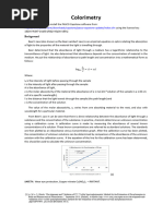 Calibration Curve Guide for UV-Vis | PDF | Ultraviolet–Visible ...