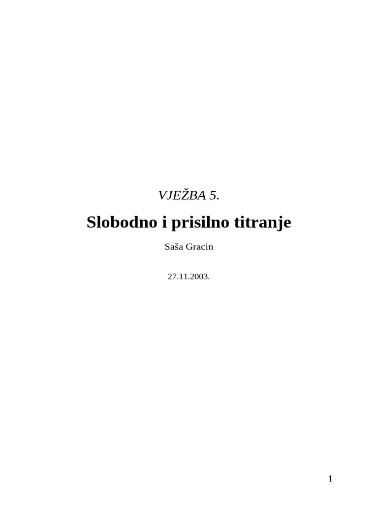 5 Vjezba | PDF