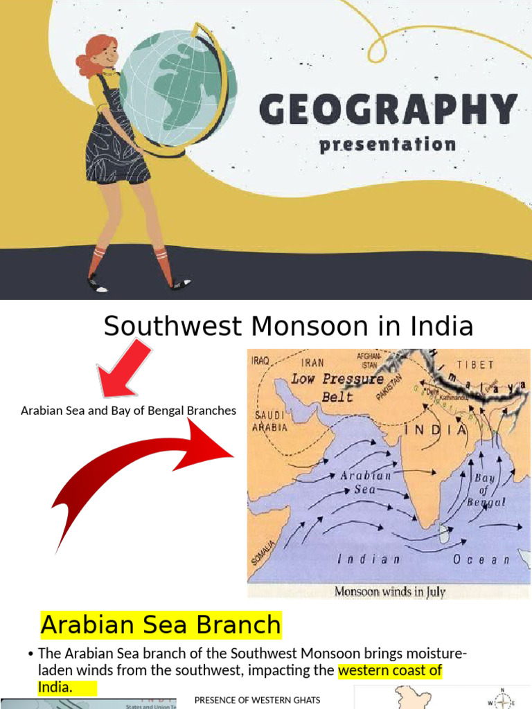 Southwest Monsoon and Retreating of Monsoon in India by Aditya | PDF