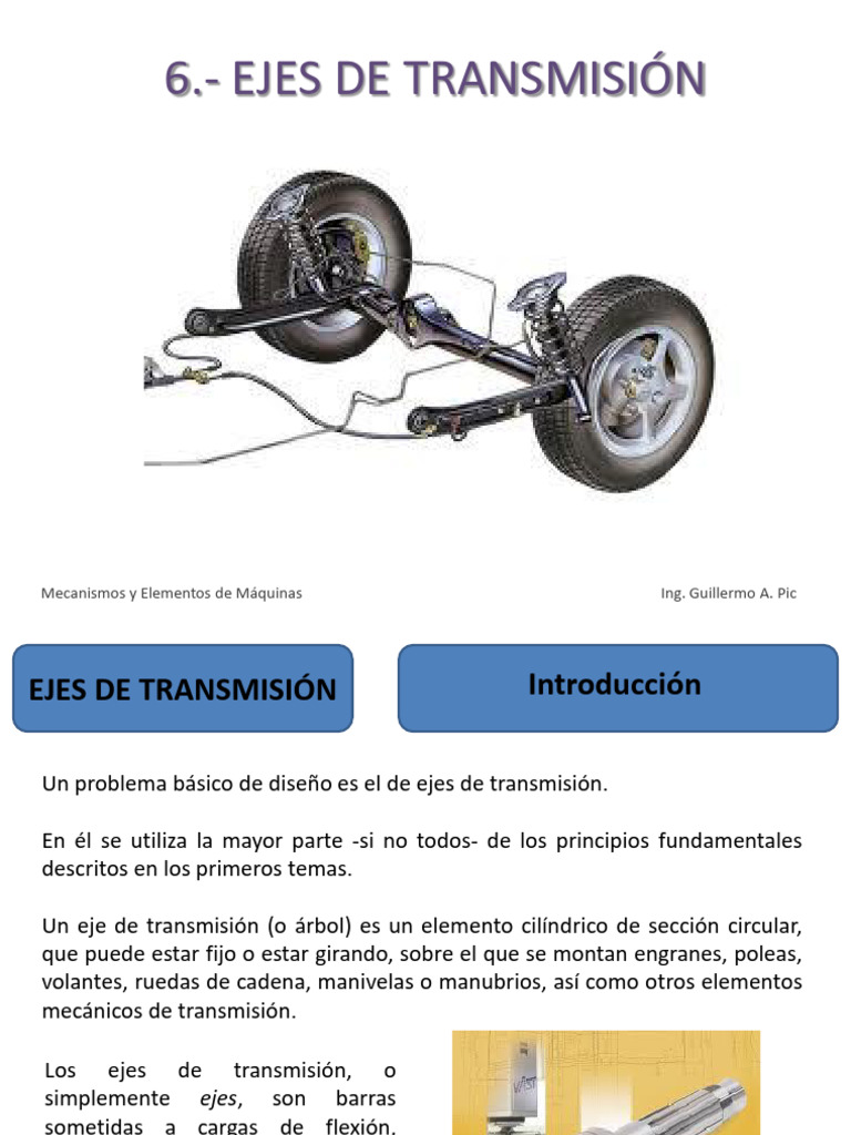 Diseño y Análisis de Ejes de Transmisión | PDF | Eje | Ingeniería mecánica