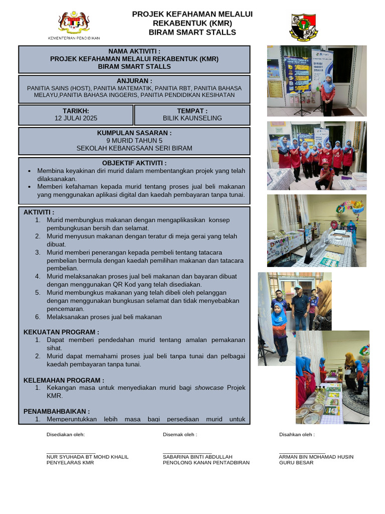 Projek KMR Showcase | PDF