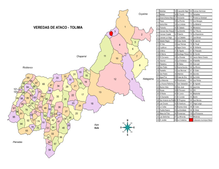 Mapa de Ataco | PDF