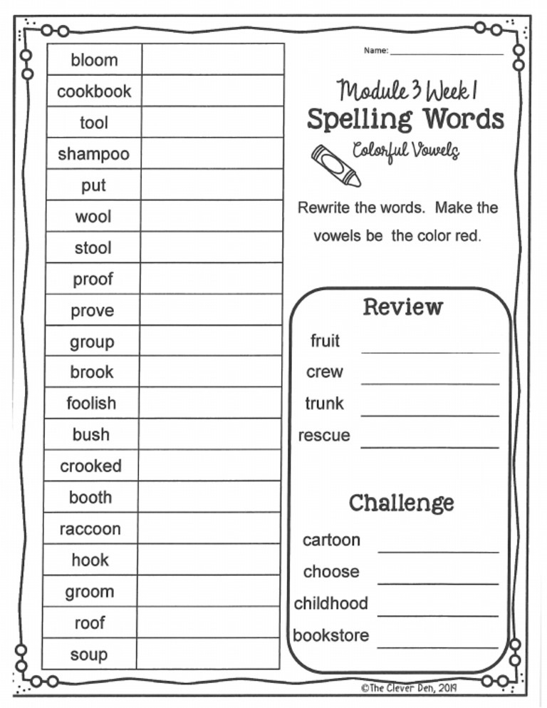 Christopher Marles - Module 3 Week #1 Colorful Vowels | PDF
