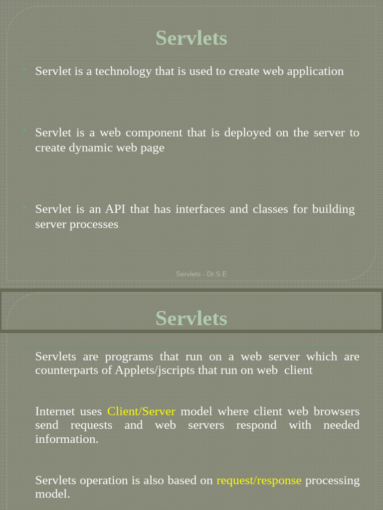 Understanding Java Servlets Basics | PDF | Web Server | Internet & Web