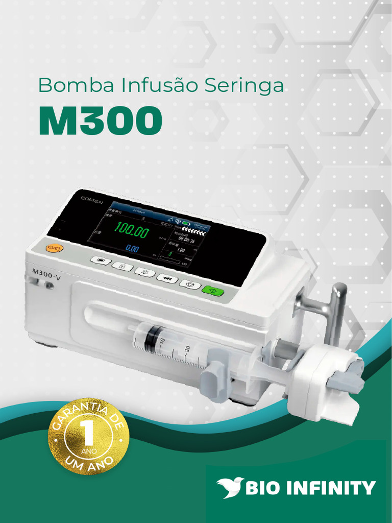Catálogo - Bio Infinity - Bomba Infusão Seringa m300 | PDF