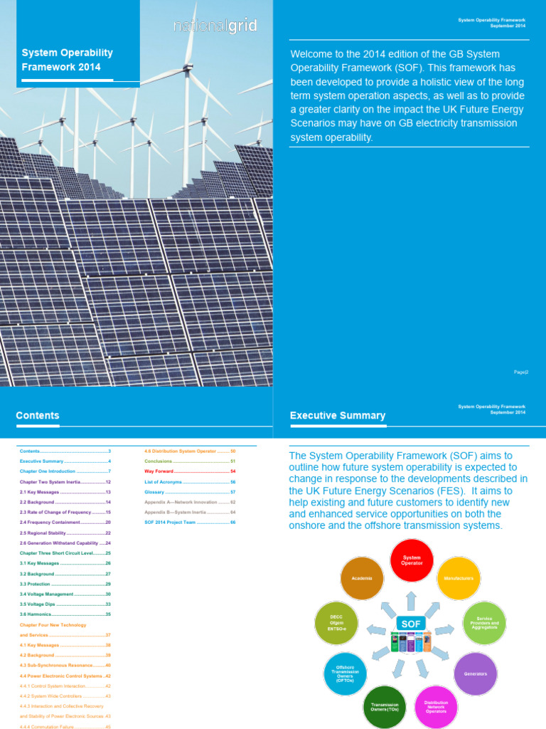 2014 System Operability Framework Overview | PDF | Electrical Grid ...