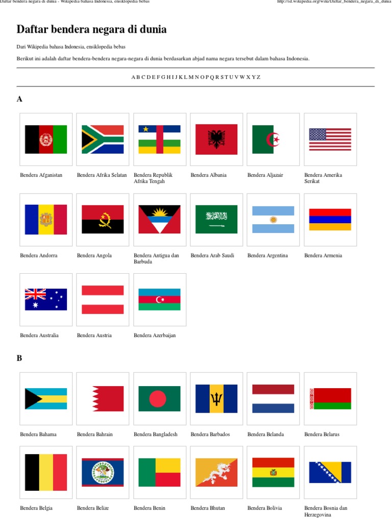 Bendera Di Dunia | PDF