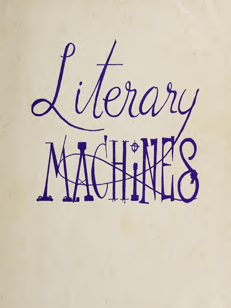 Literary Machines Chapter 2 | PDF