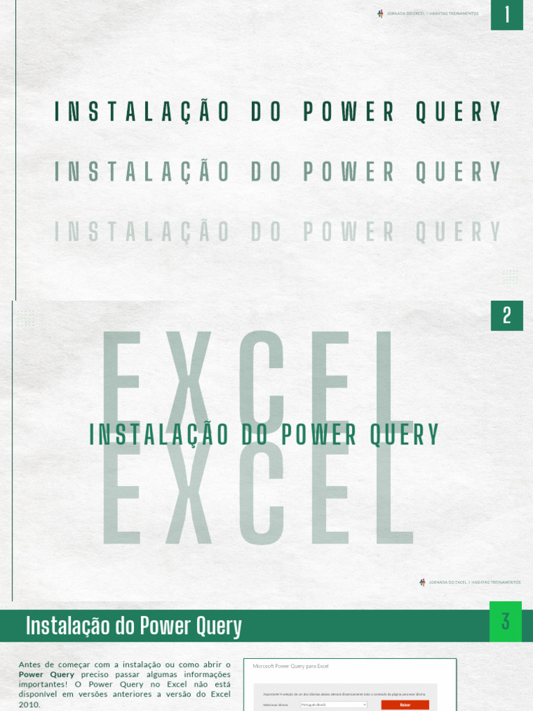 Como Instalar o Power Query | PDF | Microsoft Excel | Microsoft Office