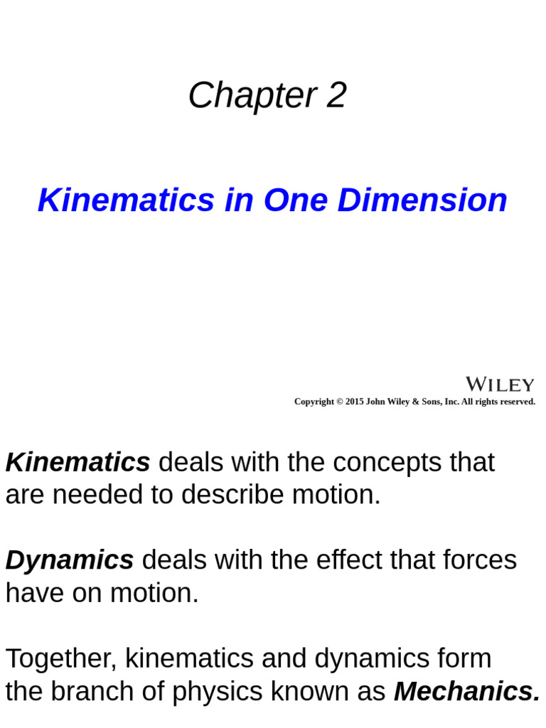 ch02 | PDF | Acceleration | Speed