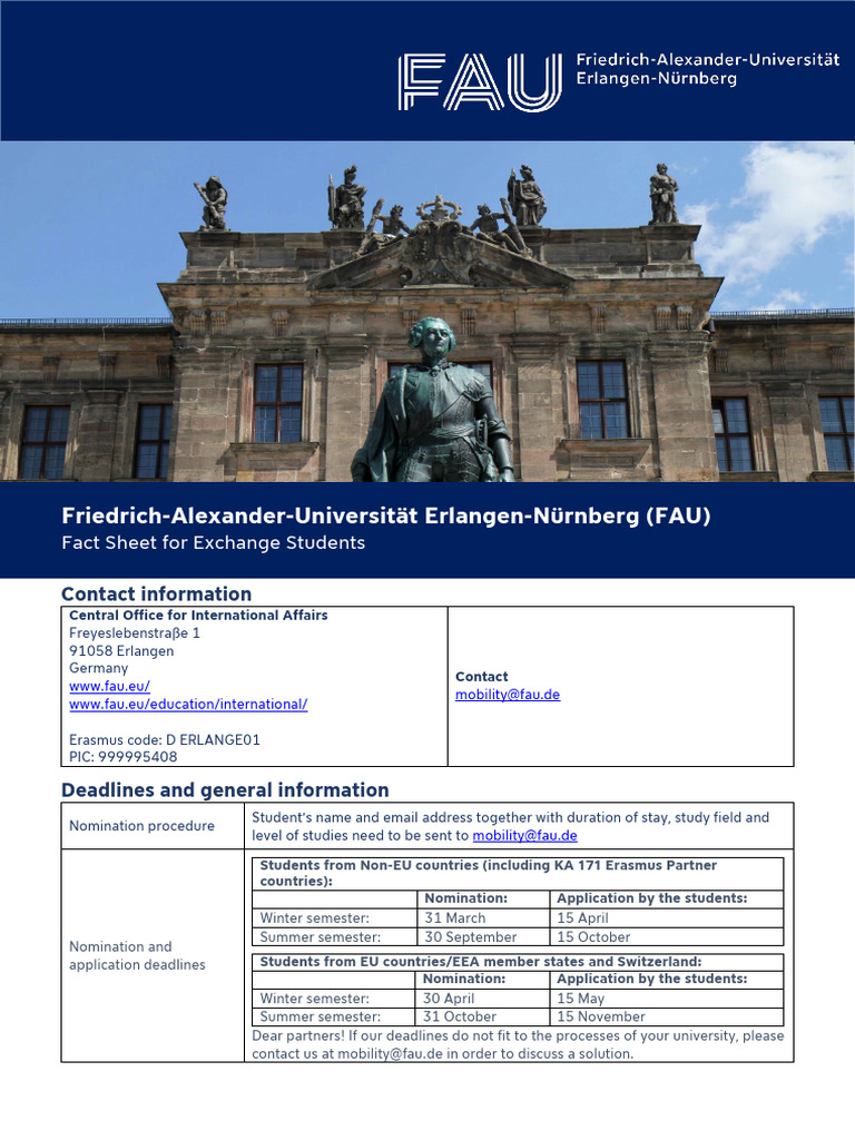 FAU_Data_Sheet_Incoming | PDF | Cost Of Living