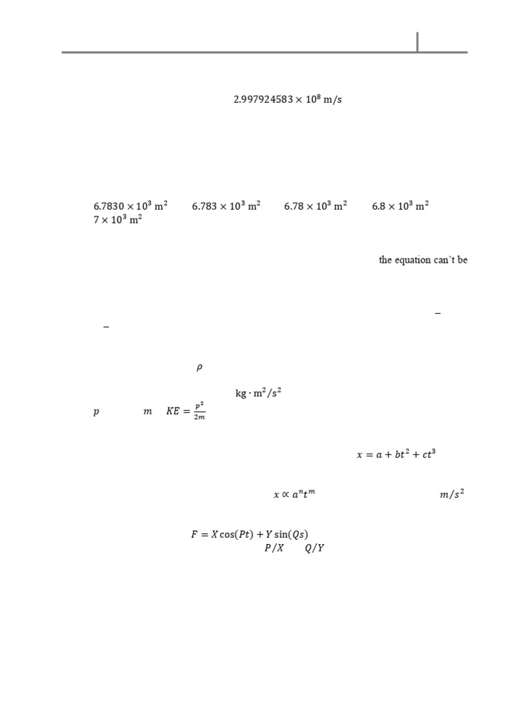 Tutorial 1 - Measurements and Dimensional Analysis | PDF