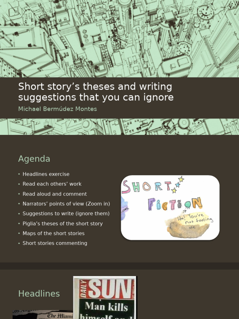 Short Story Writing Techniques and Theses | PDF | Narration | Linguistics