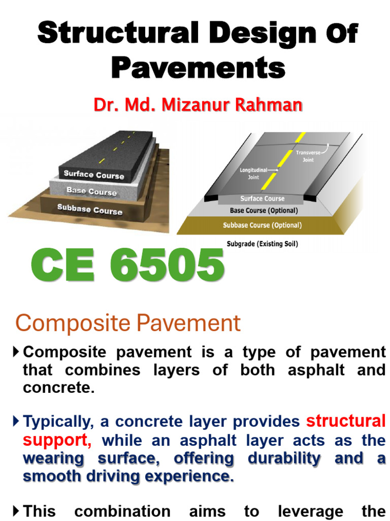 L 8 Composite Pavement 1 | PDF | Road Surface | Concrete
