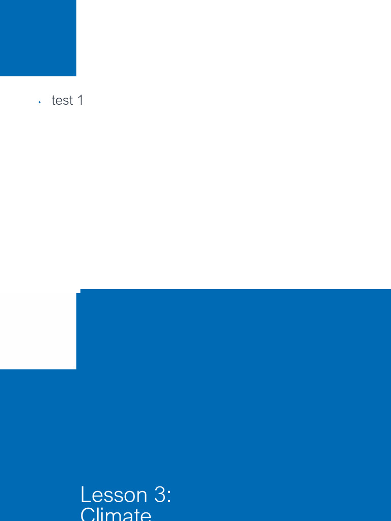 Gned 159 Lesson 3 - Climate | PDF | Precipitation | Cloud