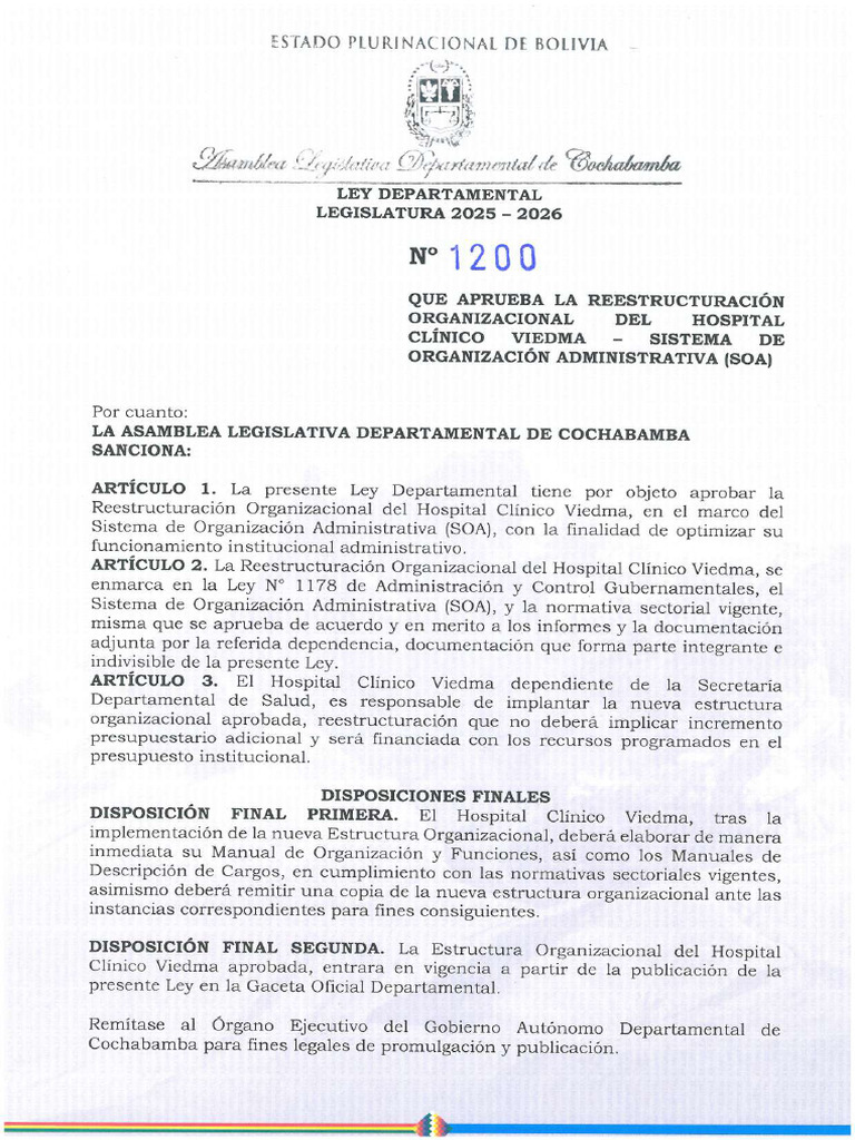 Ley SOA HCV | PDF