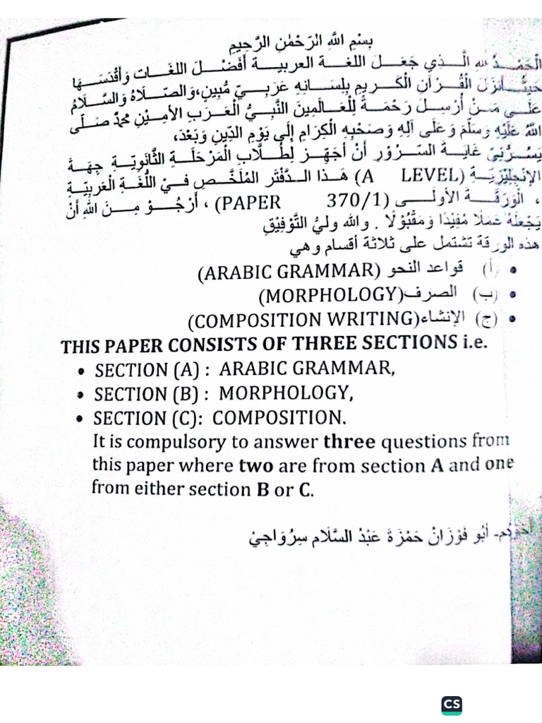 Arabic Language | PDF