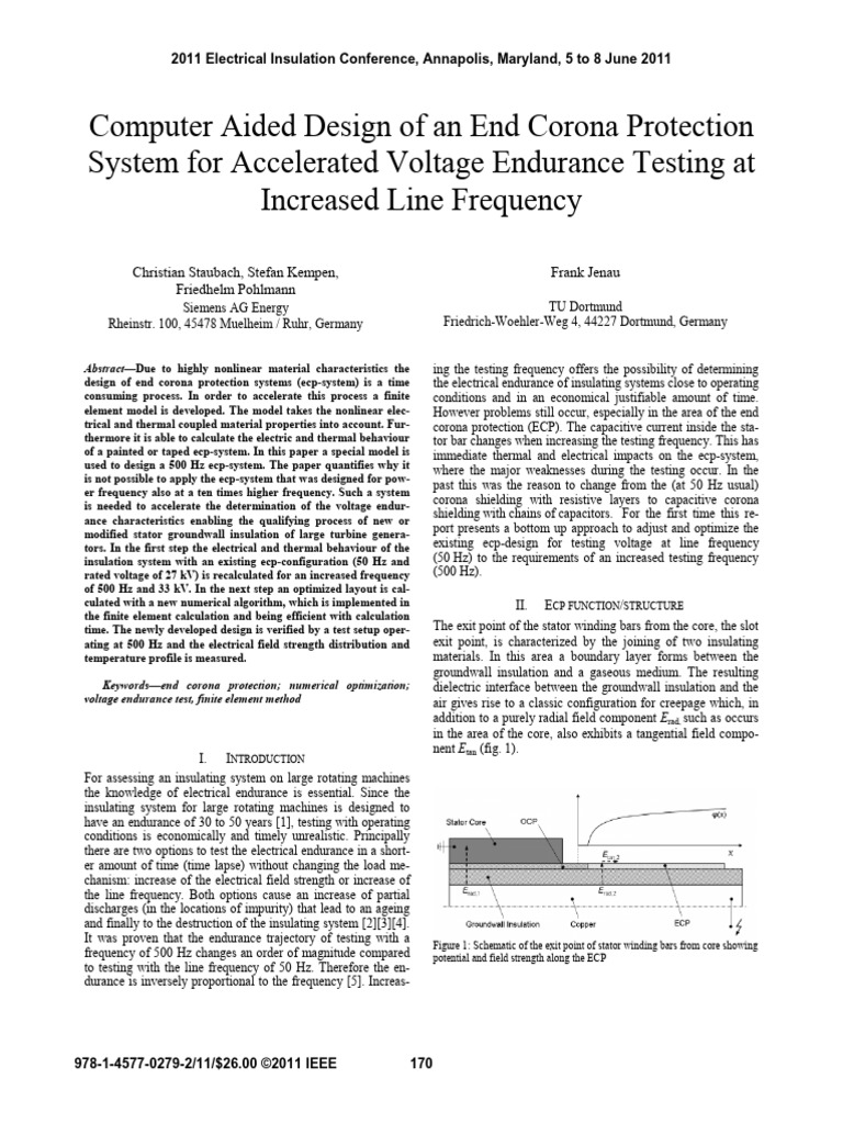 Computer Aided Design of An ECP System For Accelerated Voltage ...