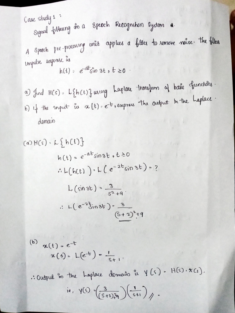 Laplace Transform Applications and Examples | PDF