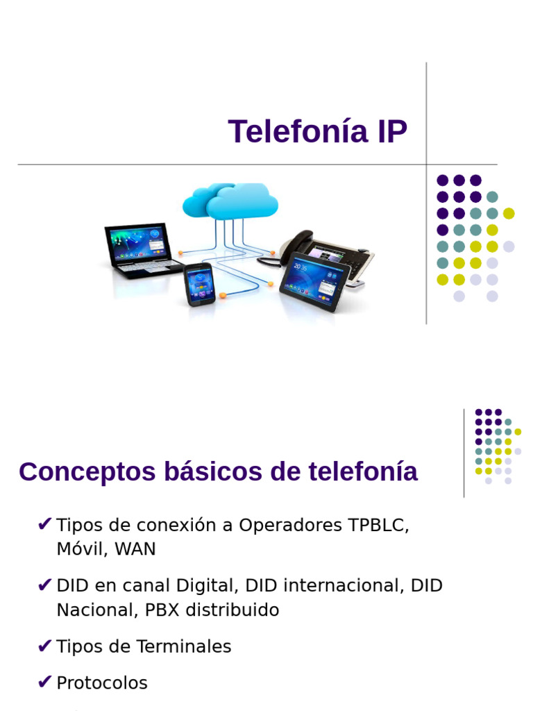 Telefonía IP Presentacion | PDF | protocolo de Iniciacion de Sesion ...