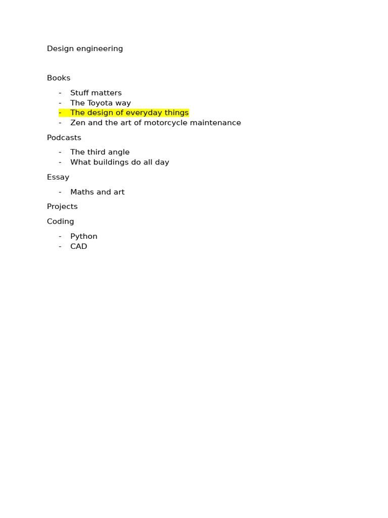 Design Engineering | PDF