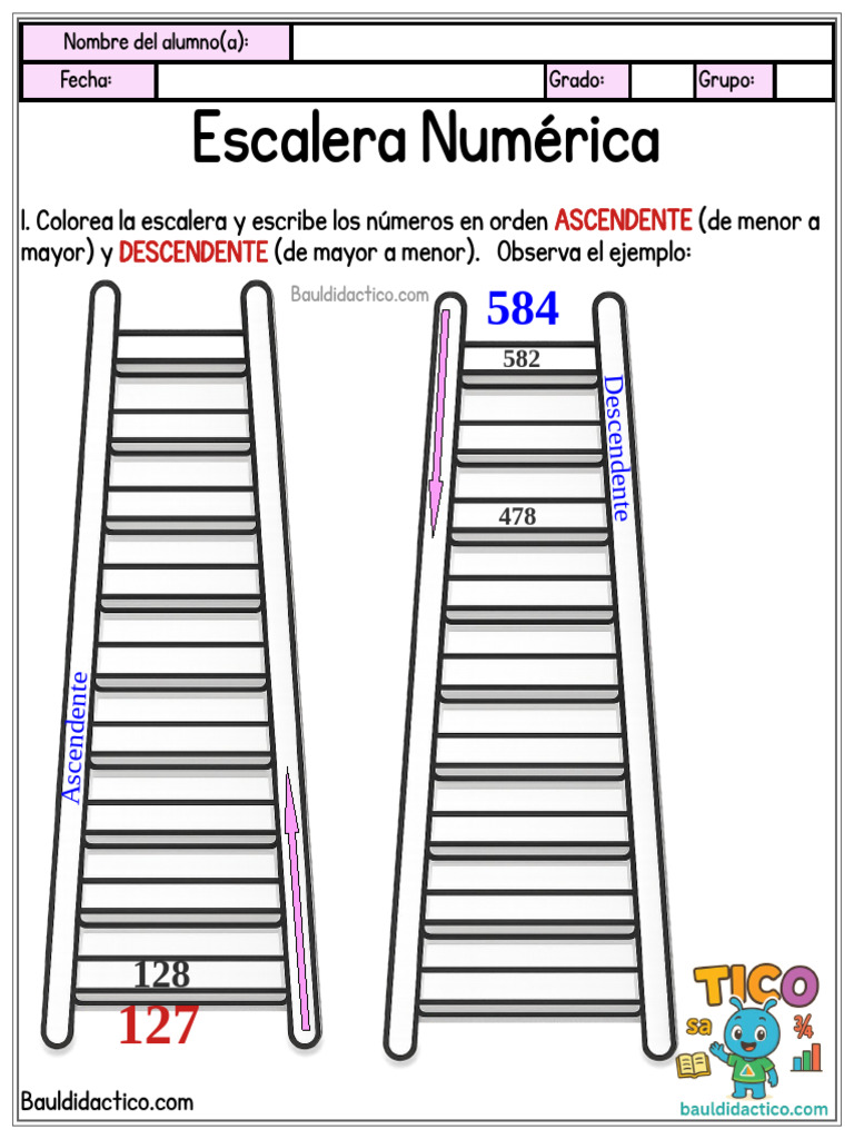 Escalera Numérica | PDF
