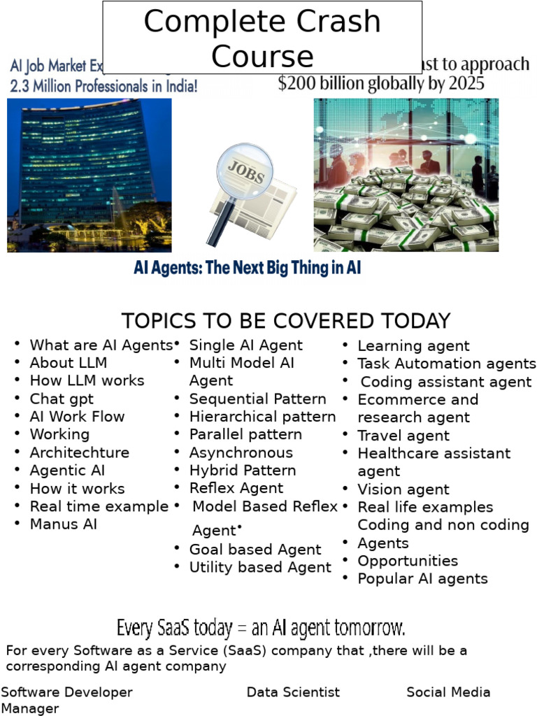 AI Agent Crash Course Overview | PDF | Artificial Intelligence ...
