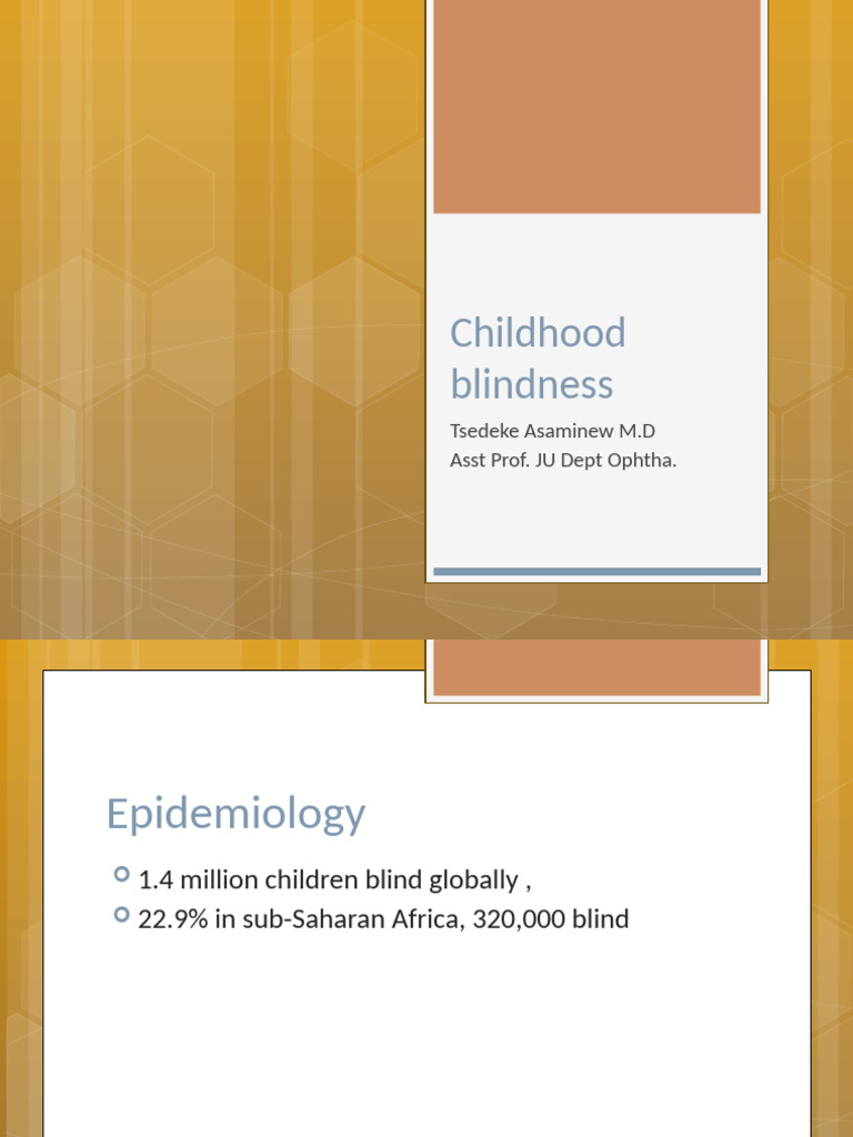 Childhood Blindness and Vitamin A Deficiency | PDF | Vitamin A ...