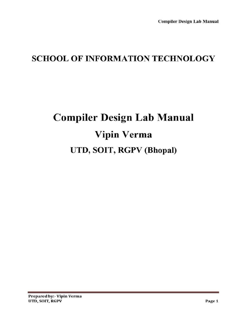Lab Manual | PDF