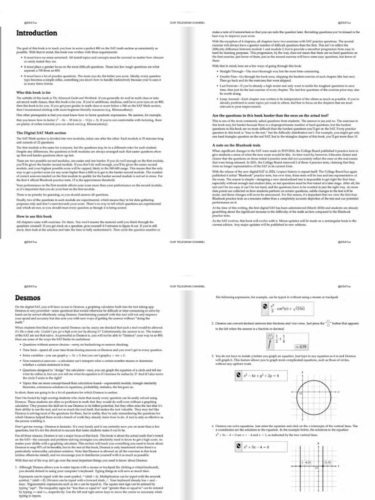 CollegePanda For DSAT DSATuz | PDF
