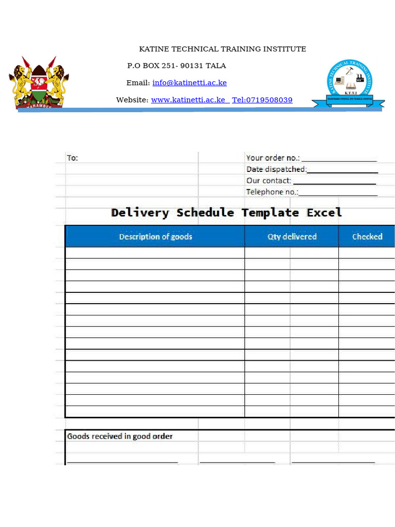 Delivery Plan Template | PDF
