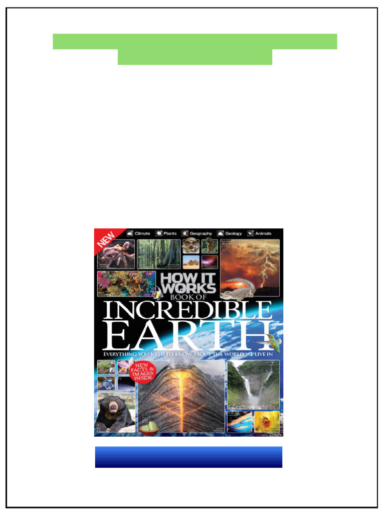 How It Works Book of Incredible Earth Imagine Publishing Kindle & PDF ...
