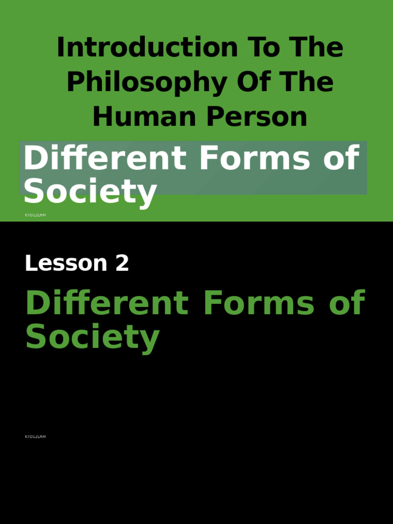Evolution of Societal Forms | PDF | Society | Agriculture