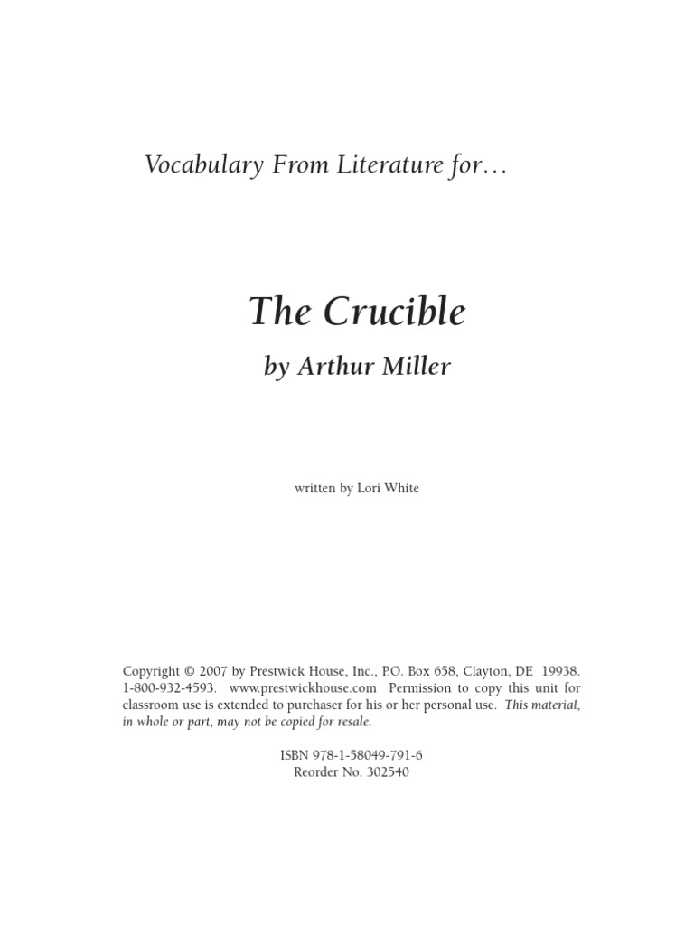 Crucible VF Ls | PDF