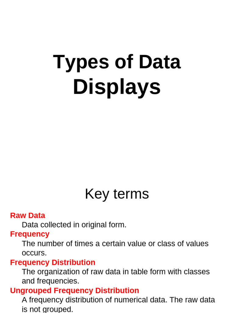 Data Presentation Techniques and Types | PDF | Chart | Histogram
