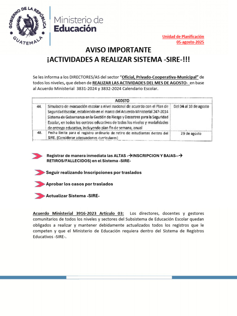 Cápsula Informativa Agosto | PDF