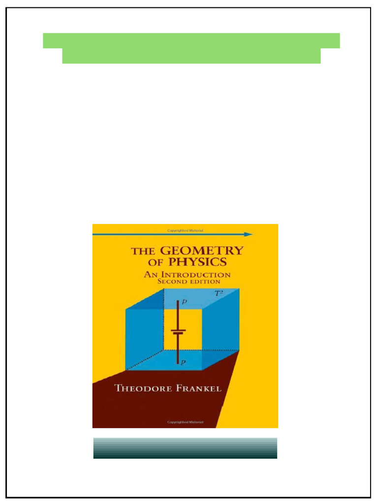 The Geometry of Physics An Introduction Second Edition Theodore Frankel ...
