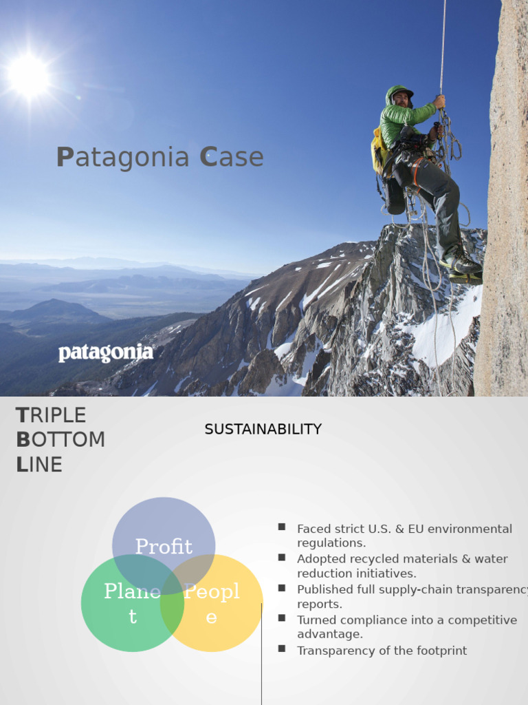 Patagonia's Sustainable Business Model | PDF | Sustainability | Supply ...