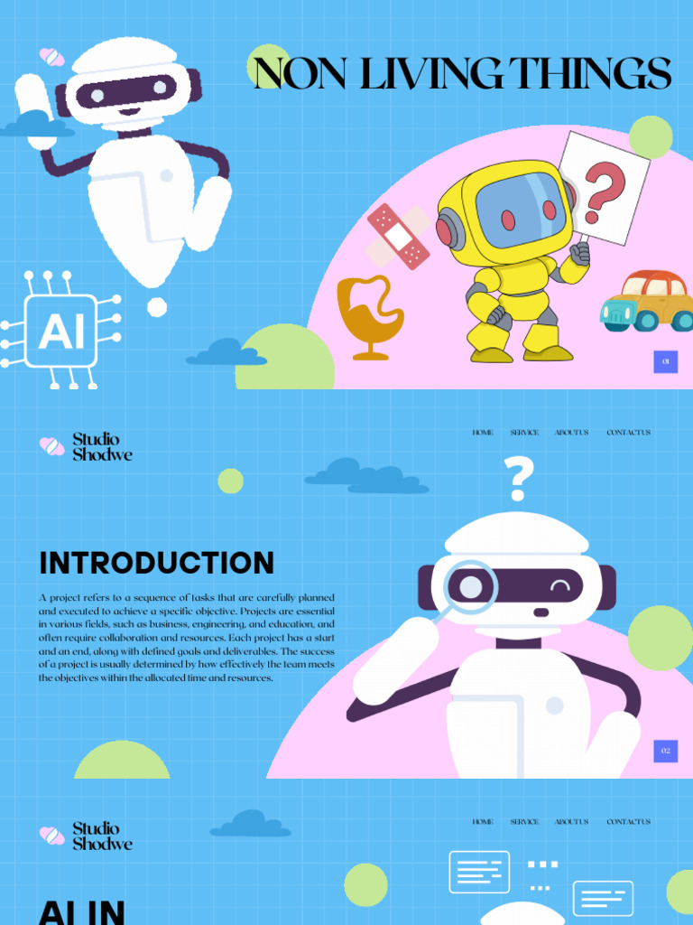 Blue and Pink Illustrative Artificial Intelligence and Technology ...